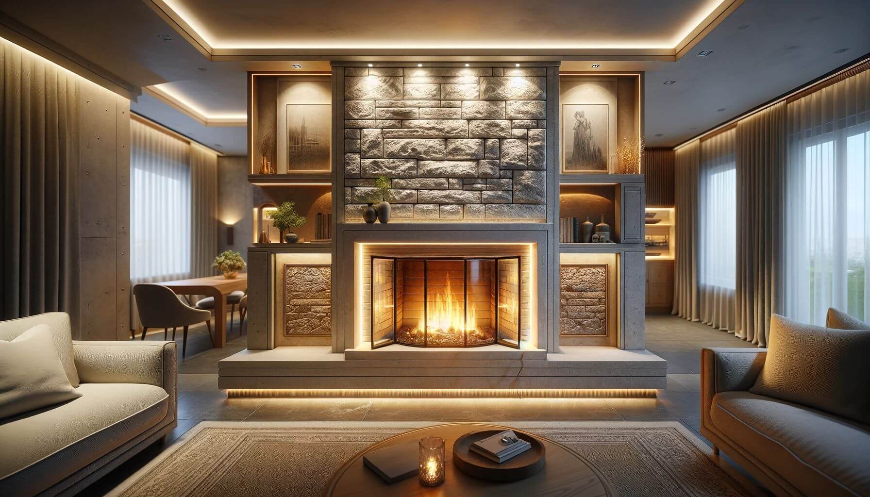 How To Update a 1970s Stone Fireplace: 25 Ideas - GWS Masonry & Home ...