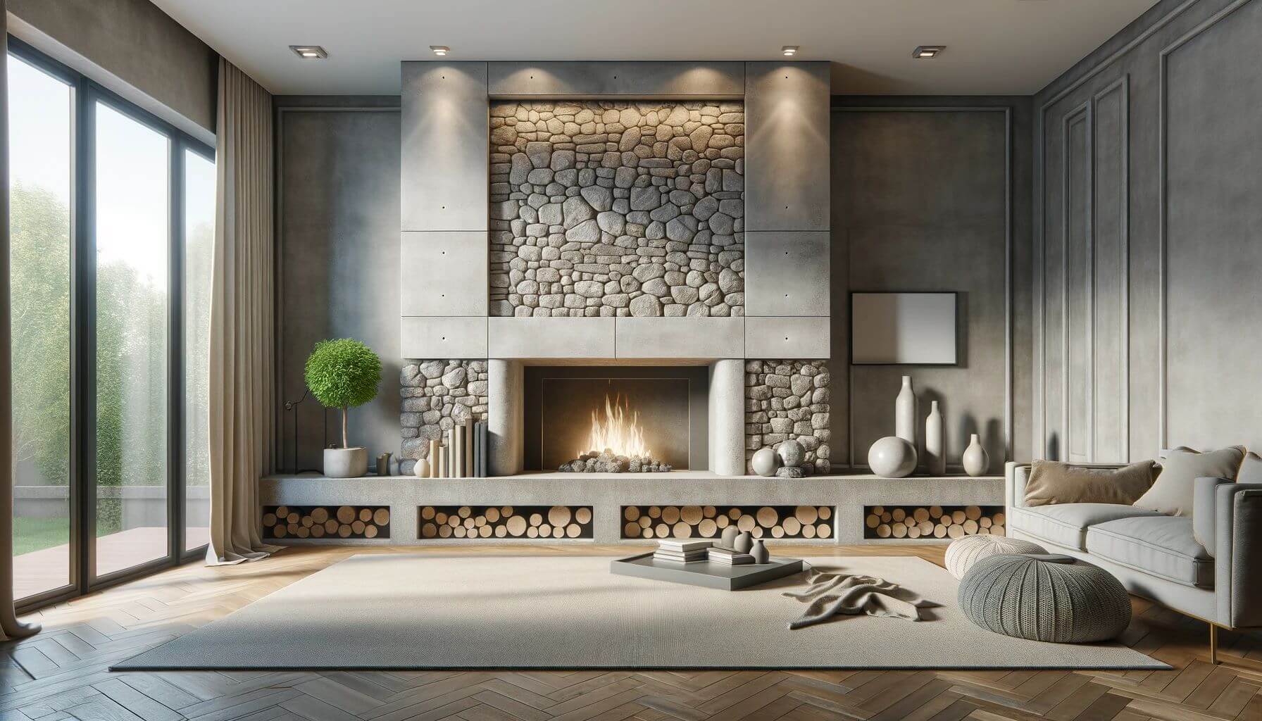 How To Update a 1970s Stone Fireplace: 25 Ideas - GWS Masonry & Home ...