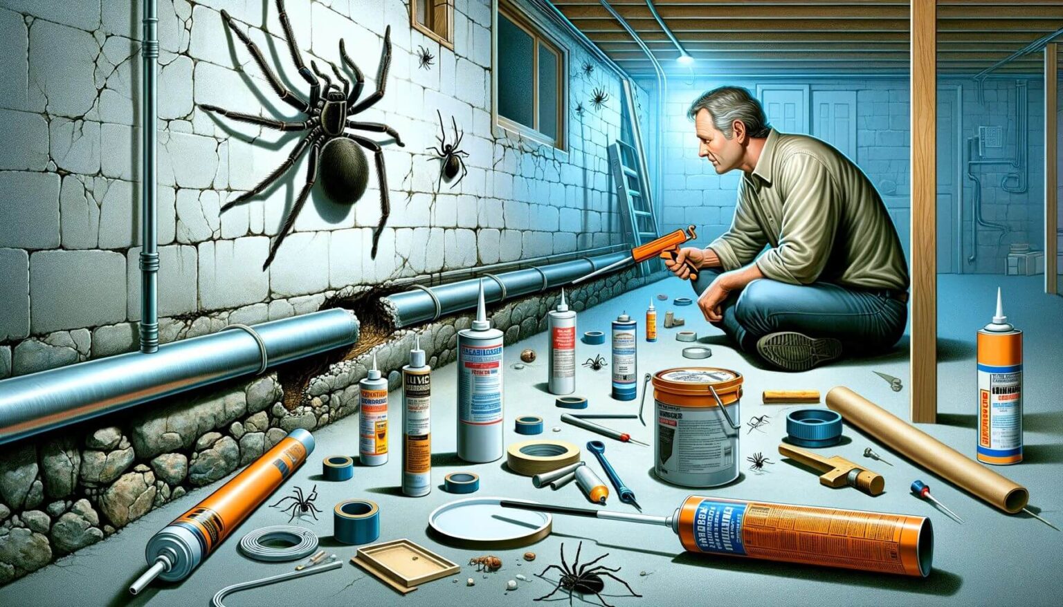 How To Get Rid of Spiders In basement: 25 Ways - GWS Masonry & Home ...