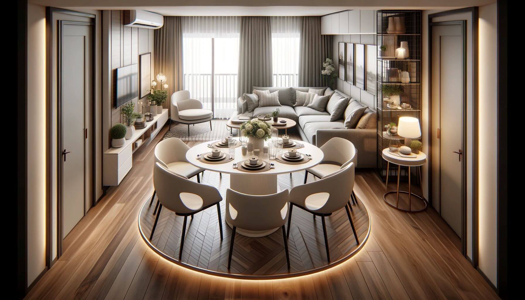 How To Layout Small Living Dining Room Combo: 25 Design Ideas - GWS Masonry & Home Improvement