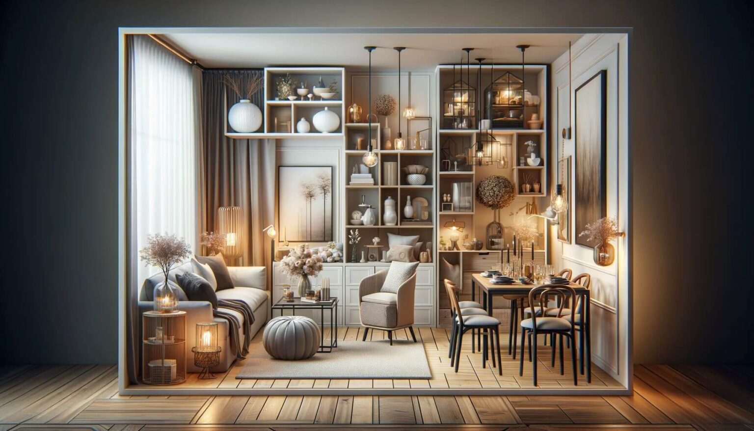 How To Layout Small Living Dining Room Combo: 25 Design Ideas - GWS ...