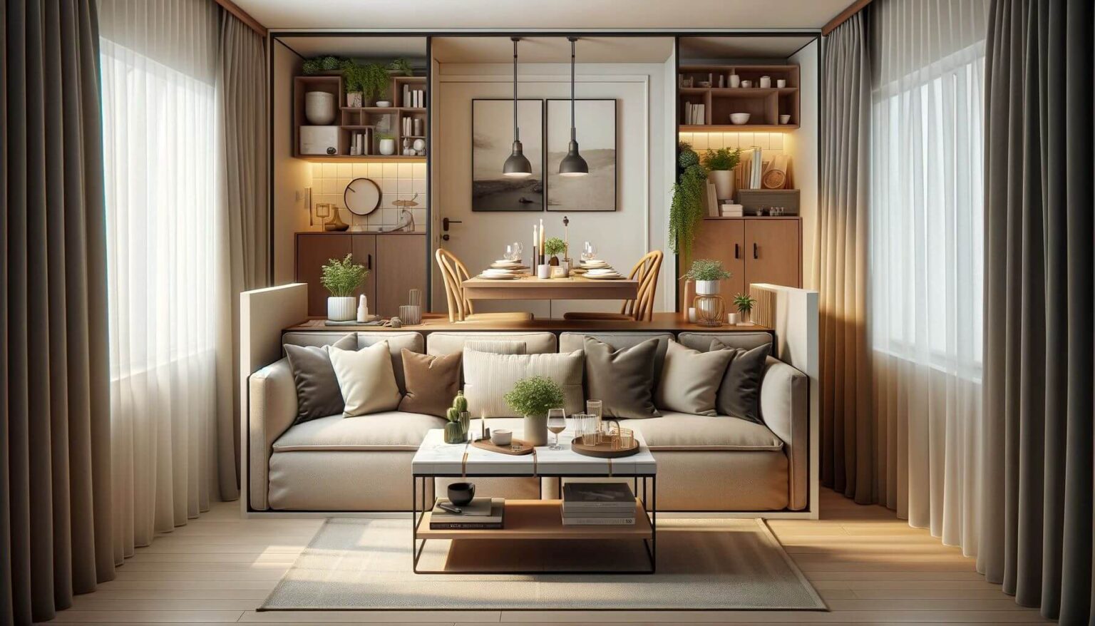 How To Layout Small Living Dining Room Combo: 25 Design Ideas - GWS Masonry & Home Improvement