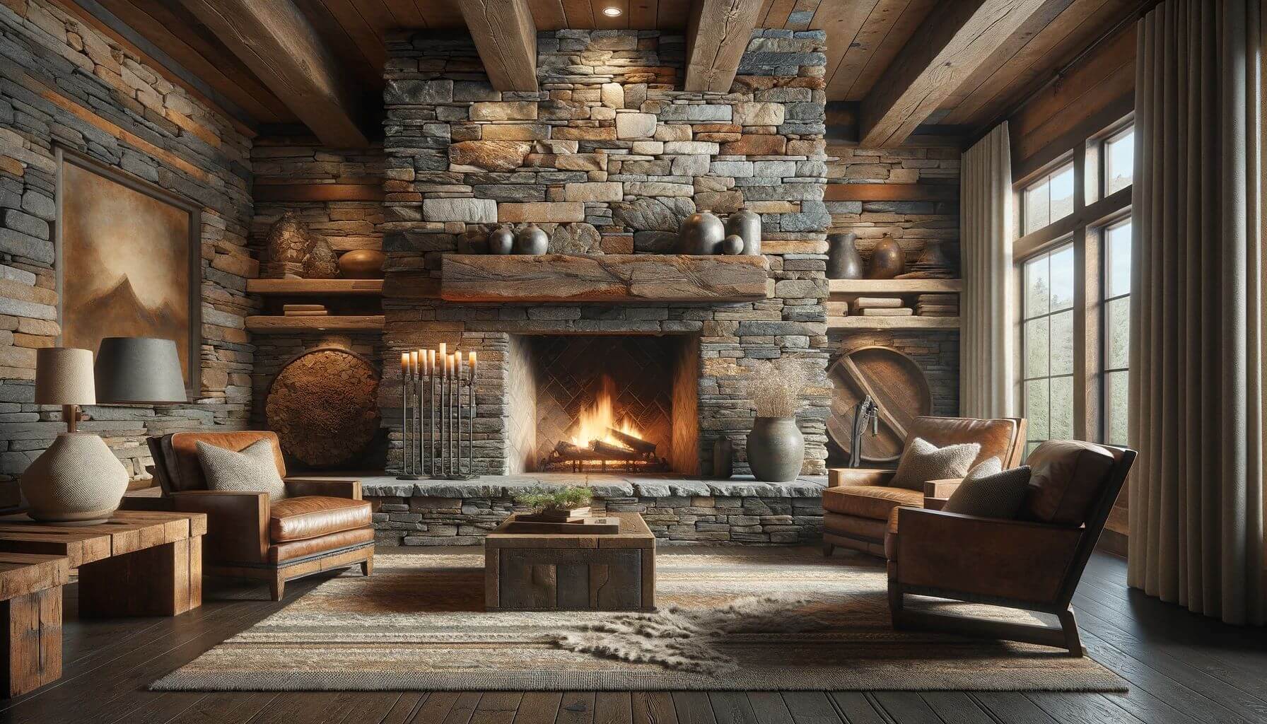 How to Design Fireplace Hearth: 50 Stunning Ideas - GWS Masonry & Home ...
