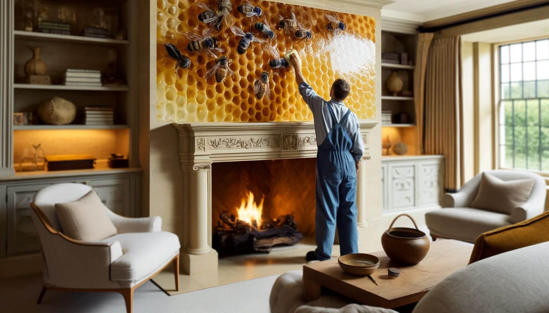 How to Whitewash Stone Fireplace: 30 Innovative Ideas - GWS Masonry ...