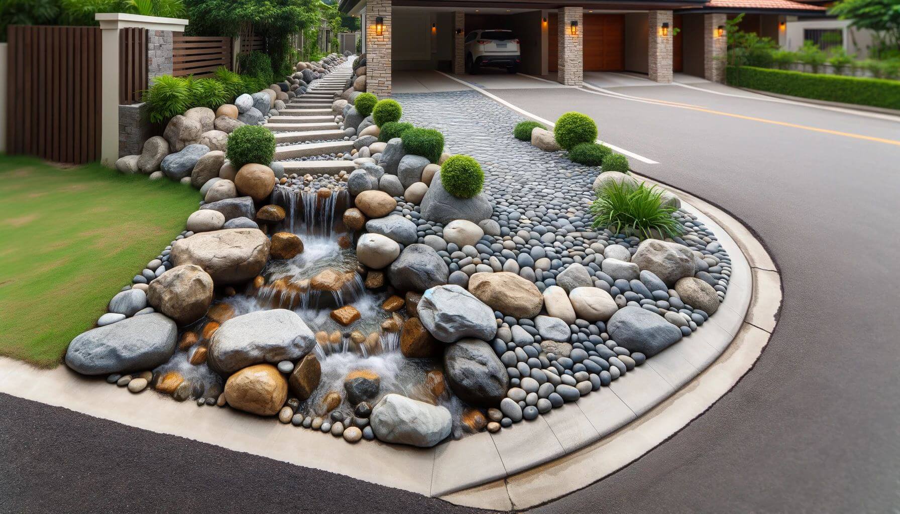 30 Stunning Driveway landscaping Ideas to Elevate Your Curb Look