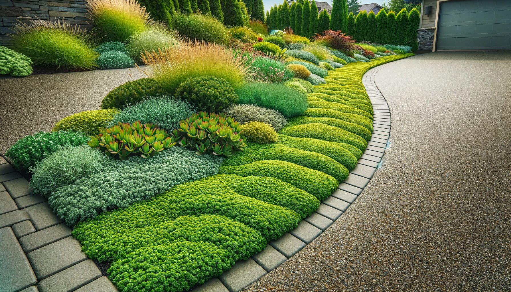 30 Stunning Driveway landscaping Ideas to Elevate Your Curb Look