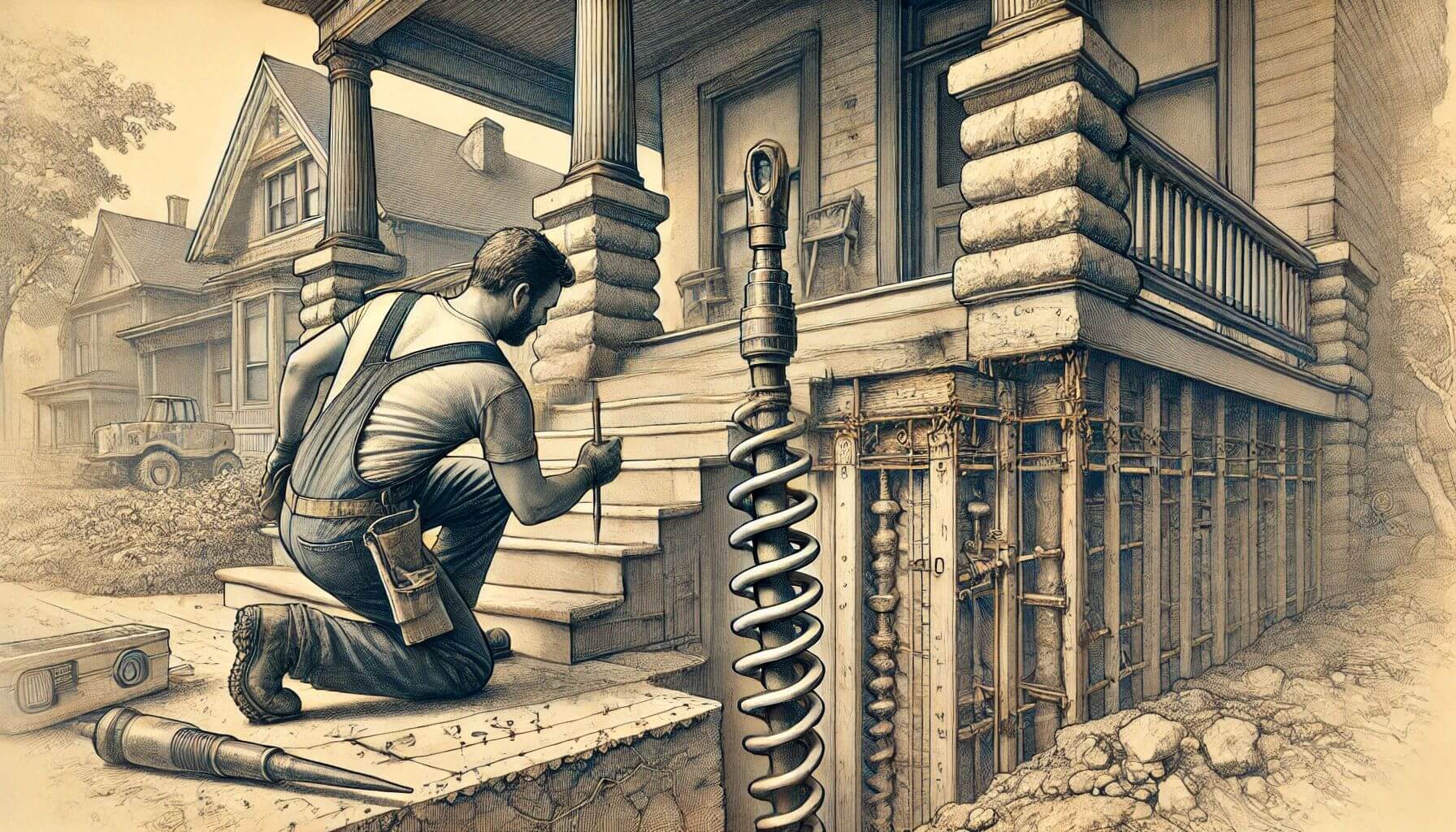 How to Restore Century-Old Front Stairs with Modern Masonry