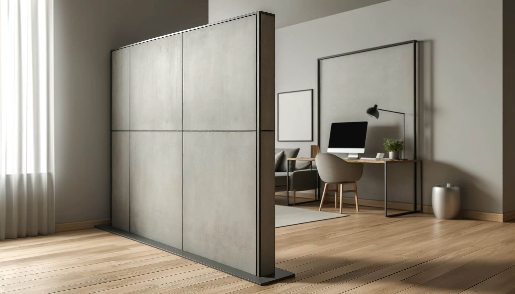 How Masonry Room Dividers Can Separate Work And Living Space