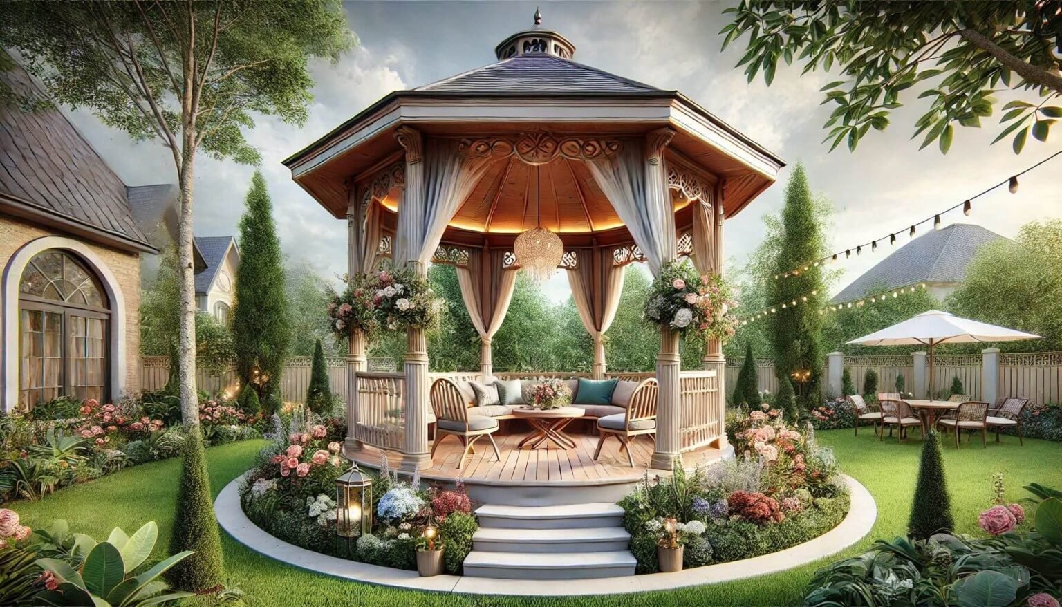 21 Best Backyard Pavilion Ideas For Your Home - GWS Masonry & Home ...