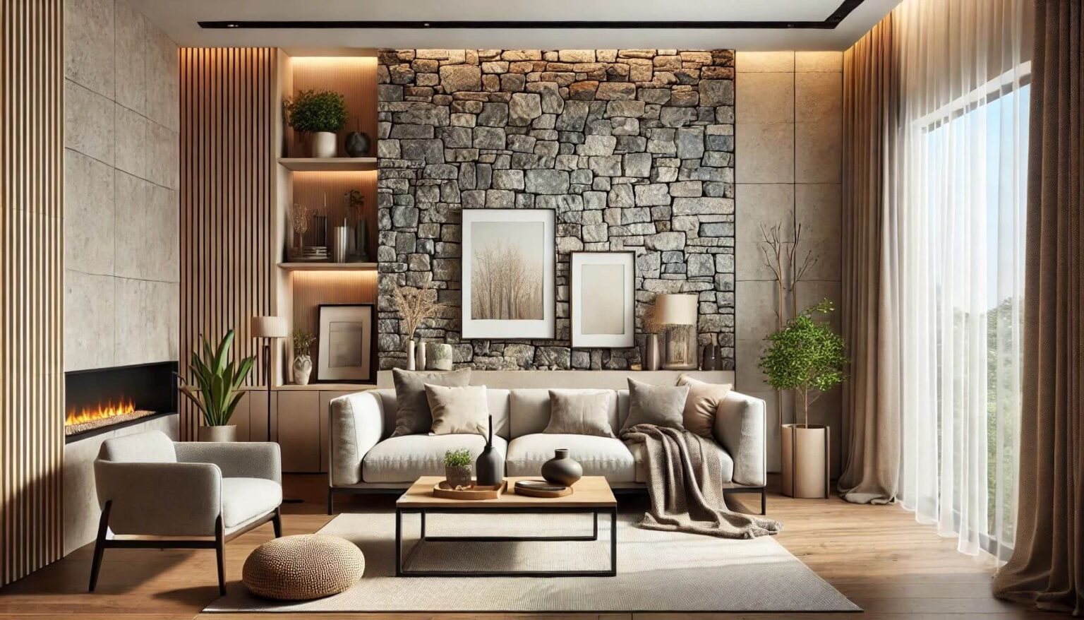 How to Decorate an Interior Stone Wall? - GWS Masonry & Home Improvement