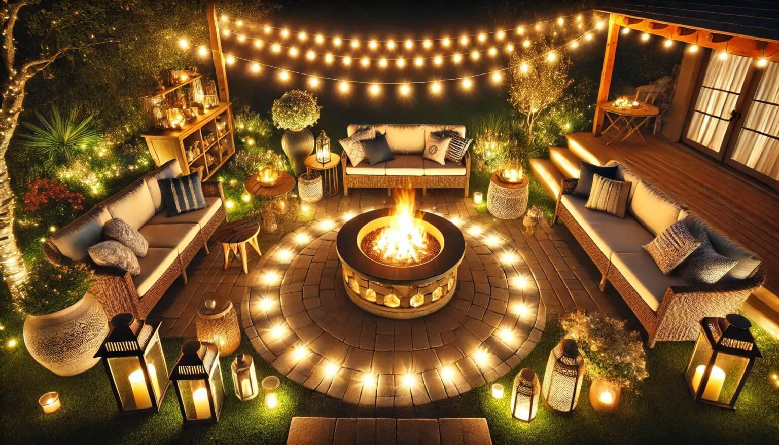 How to Illuminate Your Nights: 23 Fire Pit Lighting Ideas - GWS Masonry ...