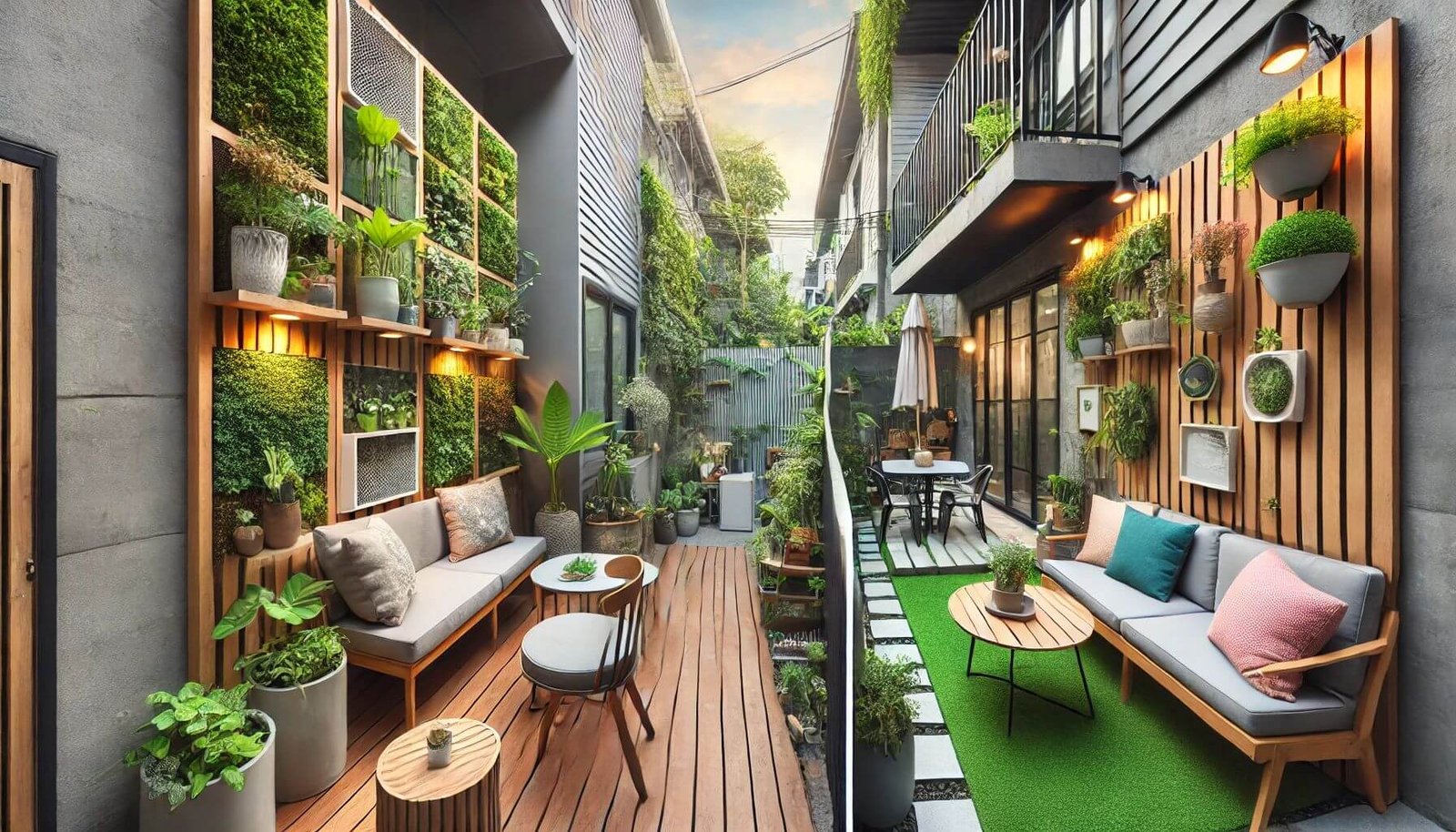 How to Maximize Space: 25 Creative Narrow Backyard Ideas - GWS Masonry ...