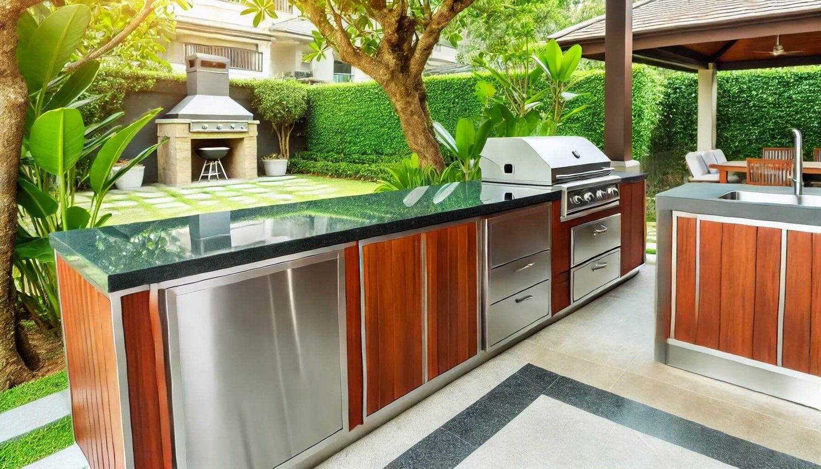 How to Elevate Your Living Space with Outdoor Kitchen Cabinets - GWS ...