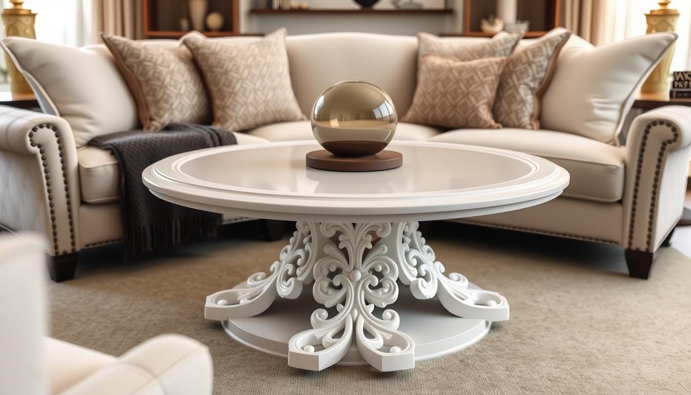 White pedestal coffee tables: How to Transform Your Space