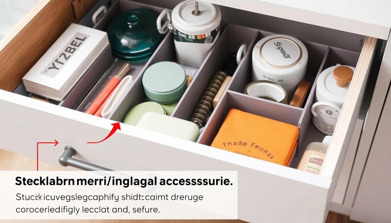 Sliding Double Decker Insert Drawer Organizer for Easy Access