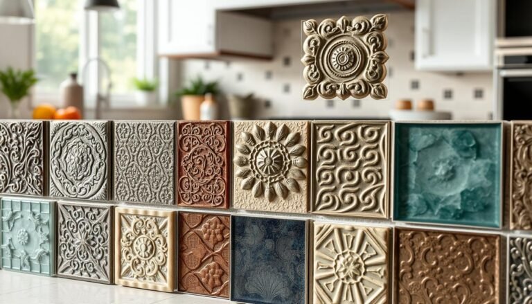 Stylish Embossed Backsplash Tile for Modern Kitchens