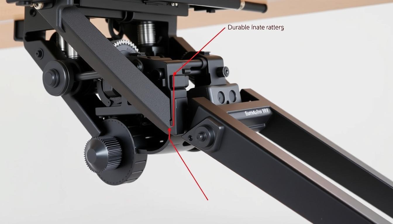 6′ Height Adjustable Folding Table Parker for Versatile Use