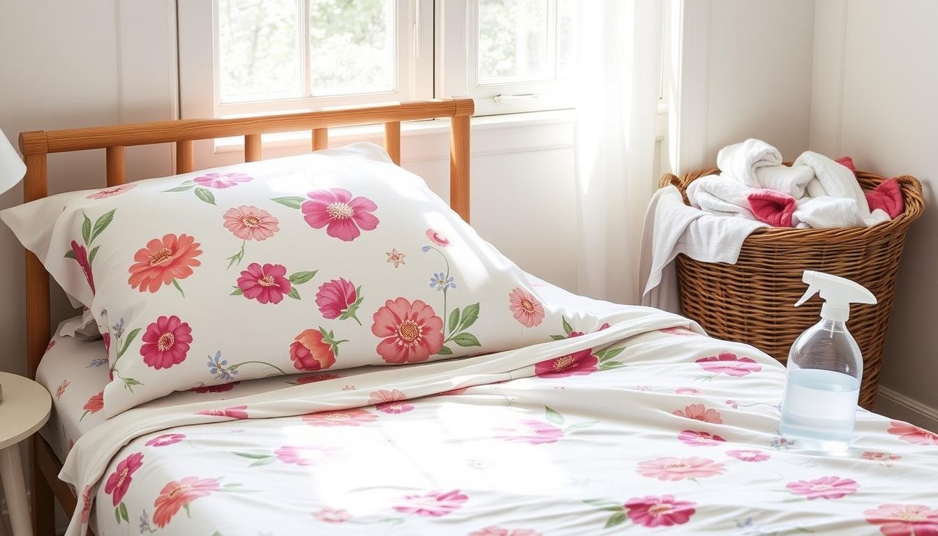 Jersey Knit Floral Sheets Twin