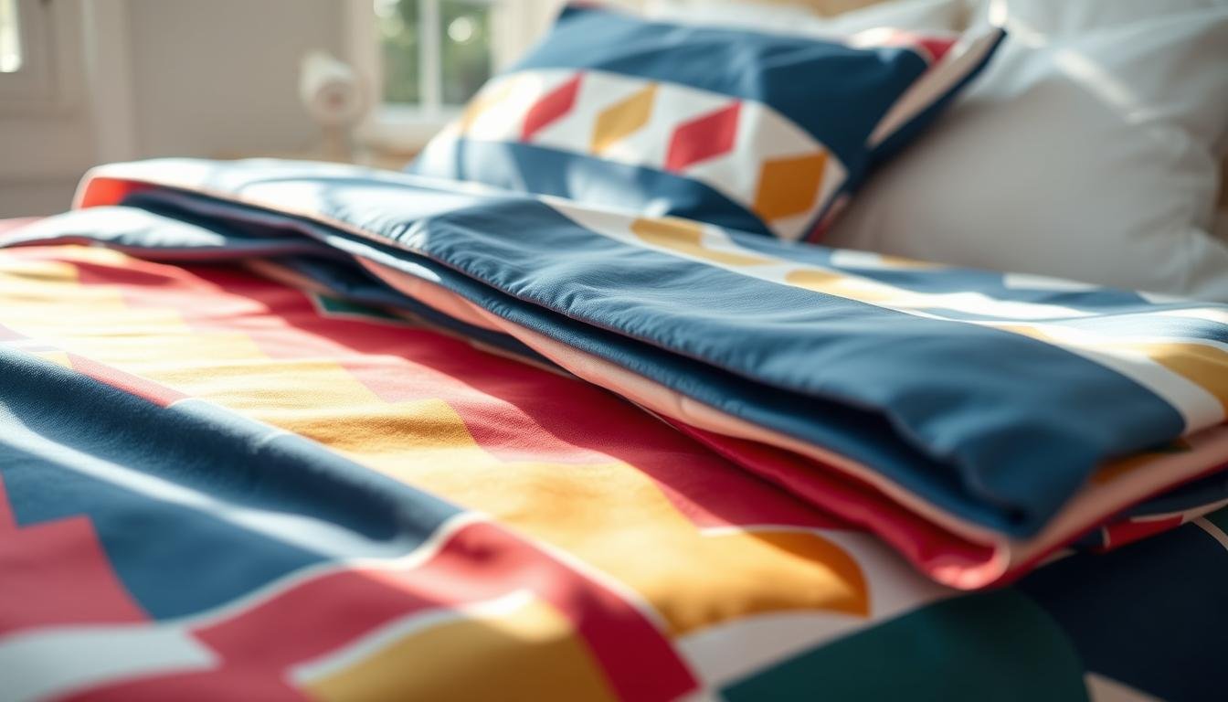 Percale Cotton Queen Modern Patterned Sheets For A Cozy Sleep