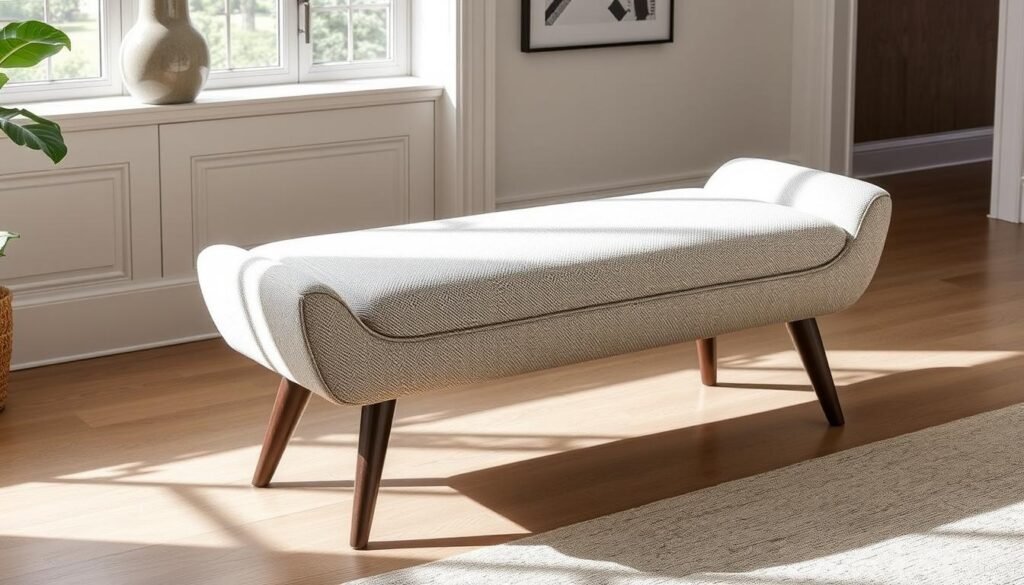 Magic of Chmura Polyester Blend Upholstered Bench