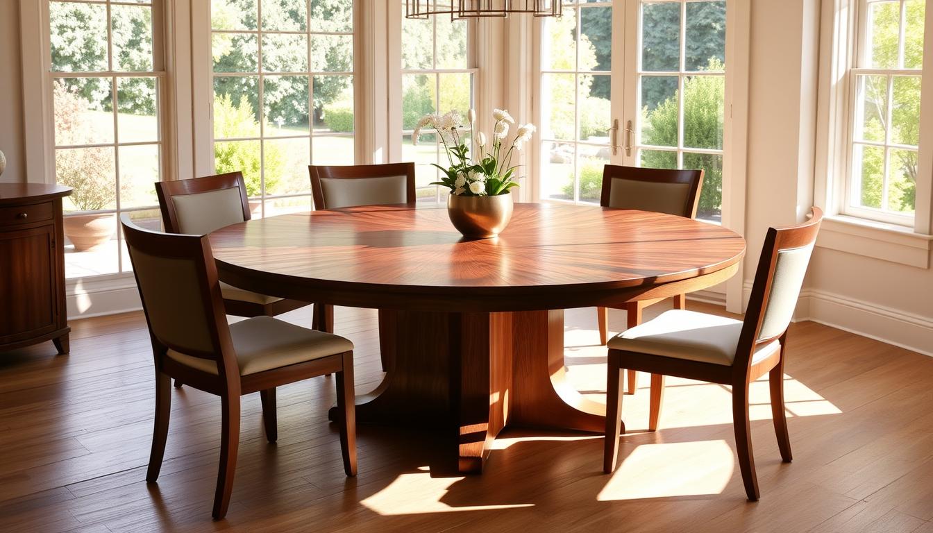 Circular Walnut Dining Table: How To create Timeless Elegance