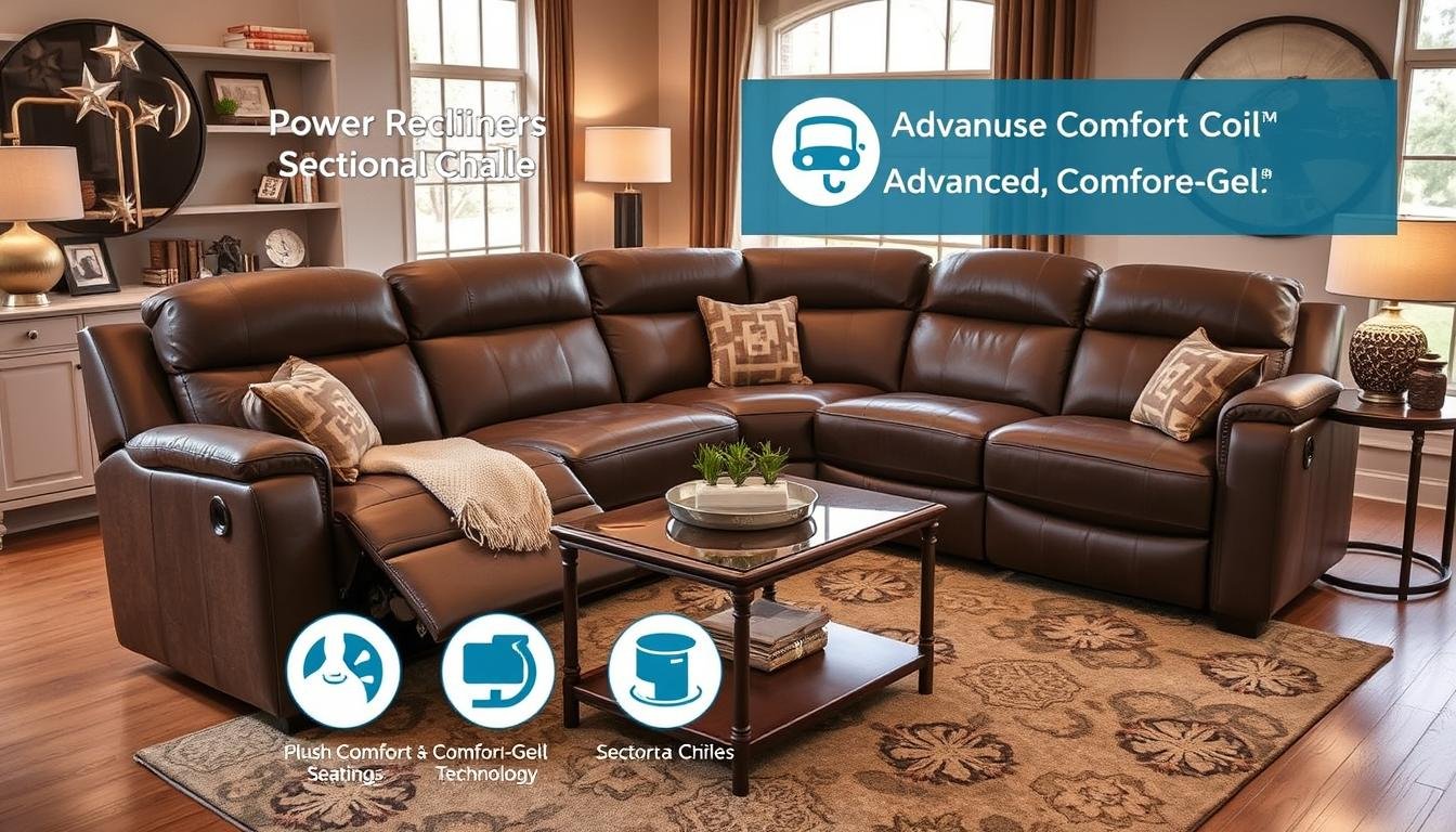 Power Reclining Sectional Chaise: Ultimate Relaxation
