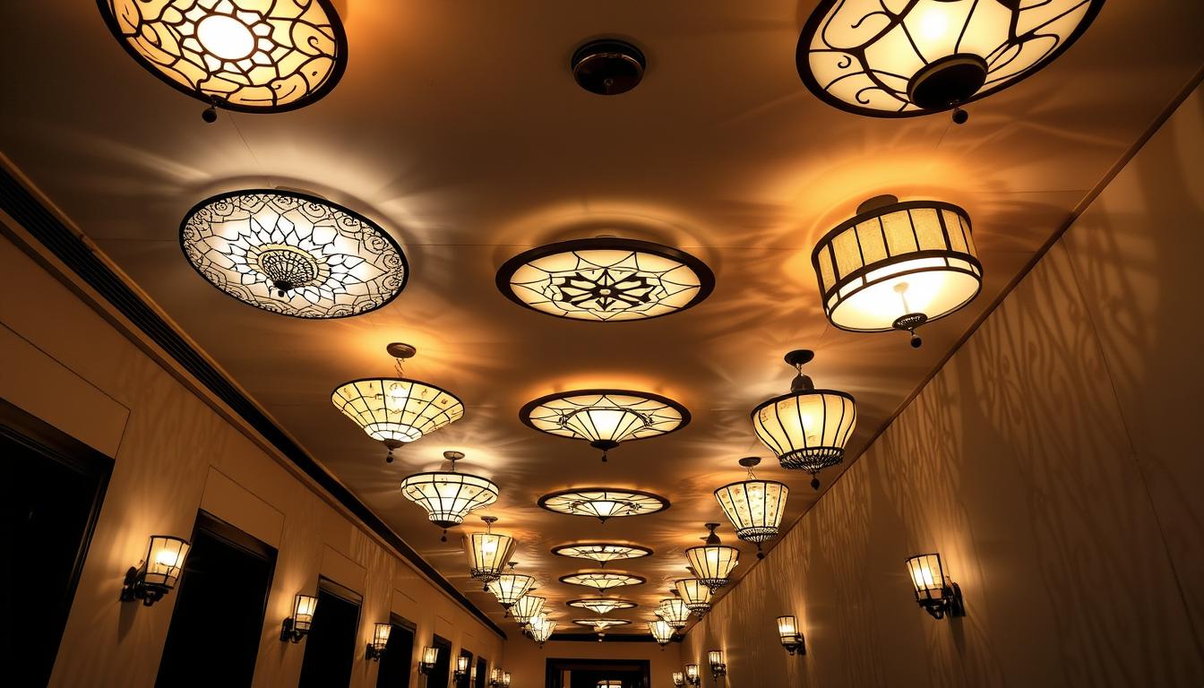 Unique Ceiling Lights: Hallway Edition