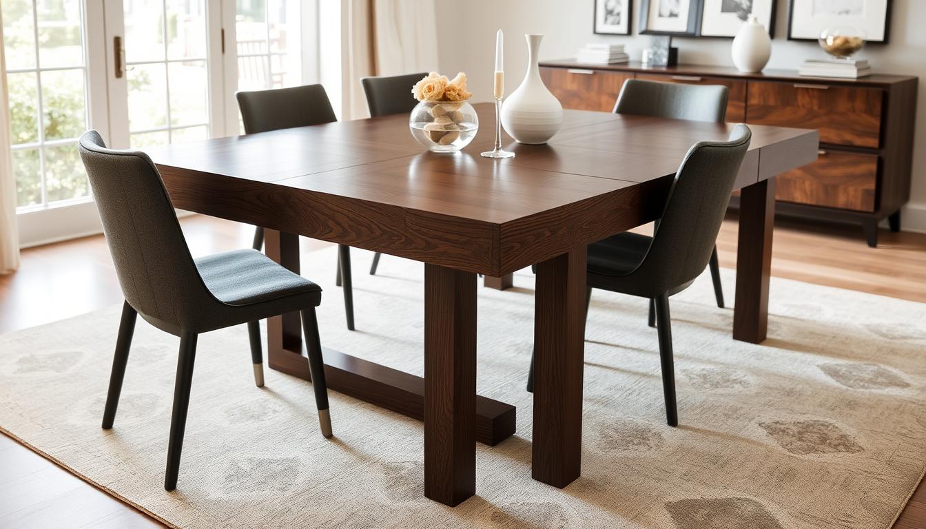 Dark Brown Dining Table: Timeless Elegance