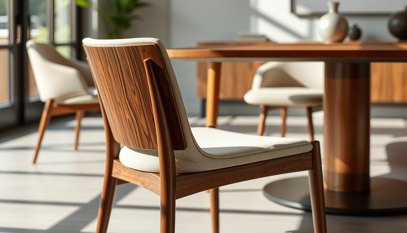 Curved Back Dining Chair: Style & Comfort