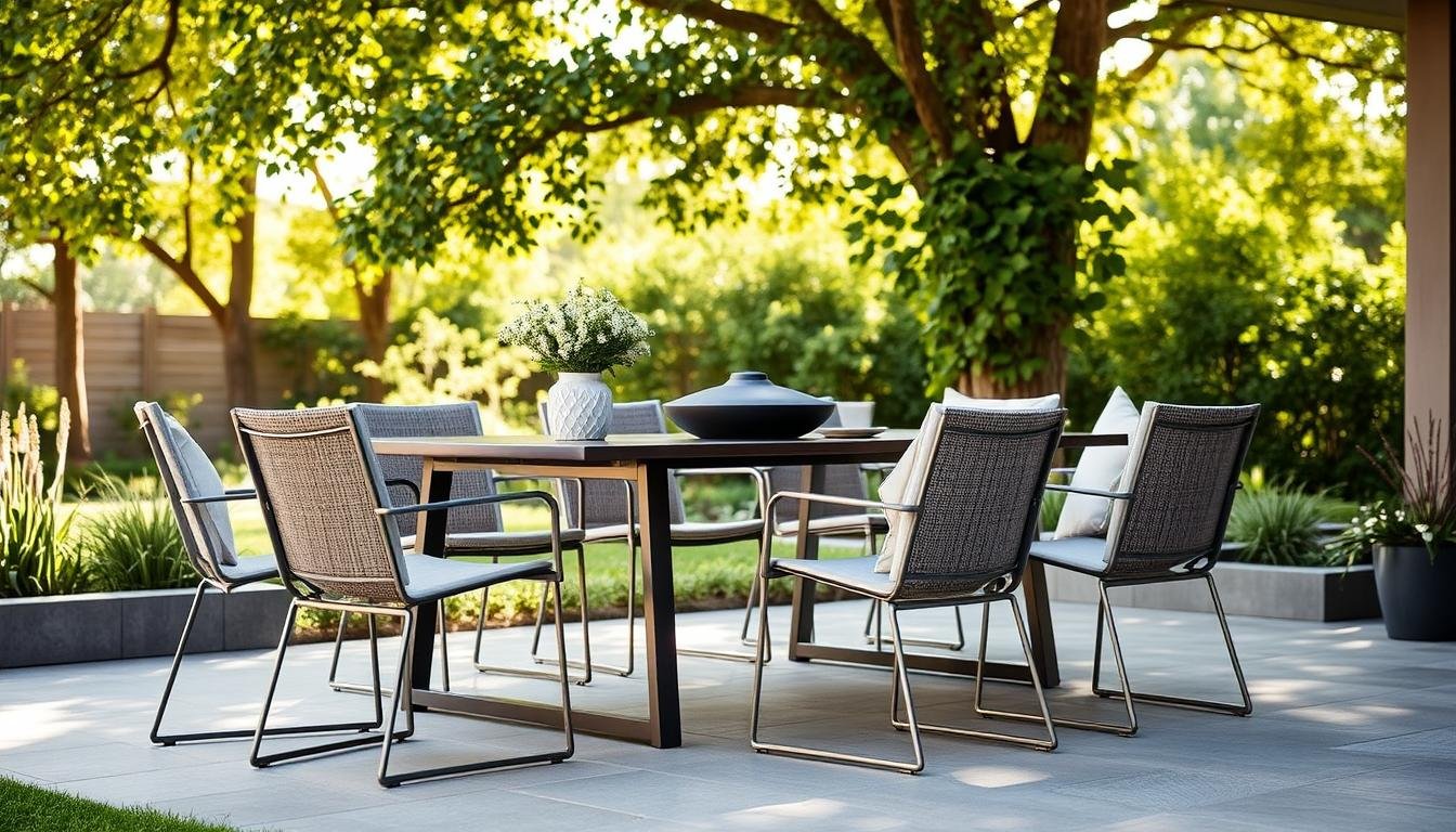 Nautica Outdoor Metal Dining Armchairs