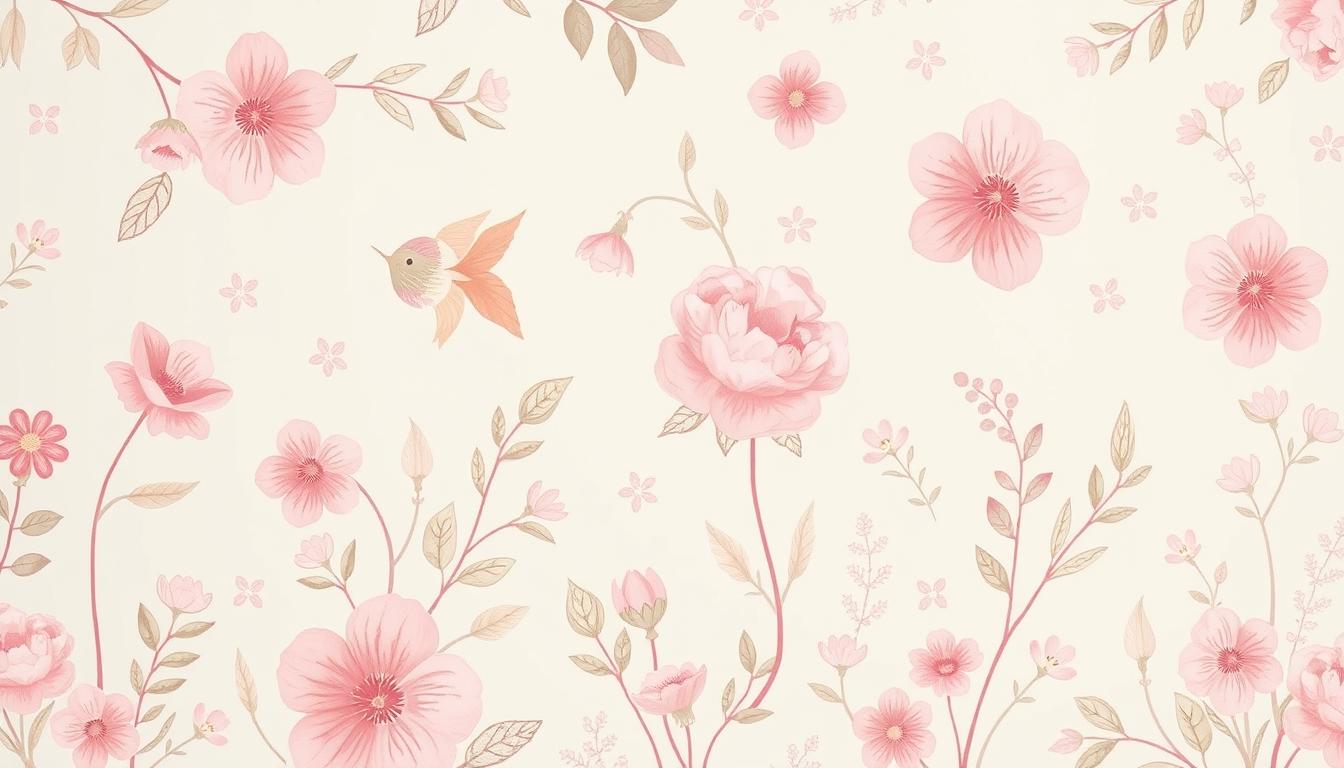 Magical Pink Wallpaper for Kids' Spaces