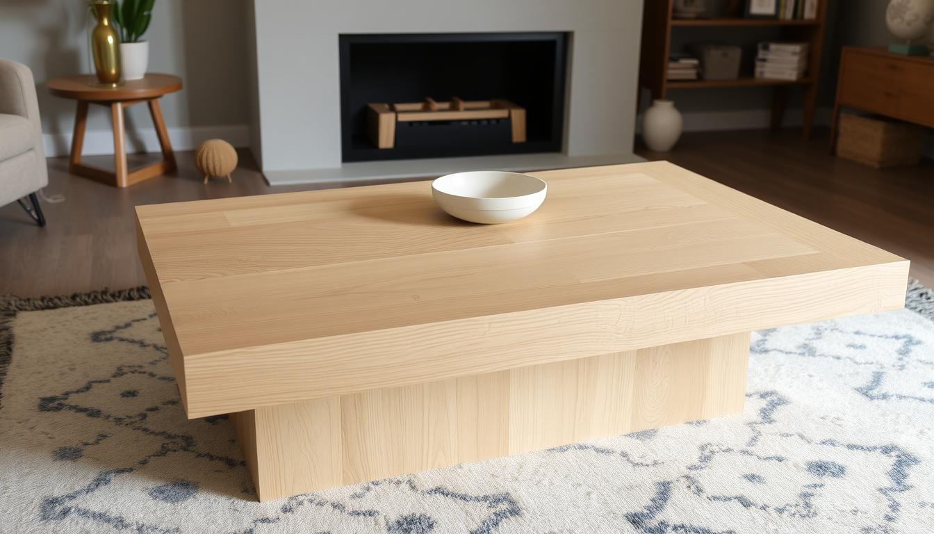 White Oak Coffee Table: How to Mix Classic Style - Modern Touch