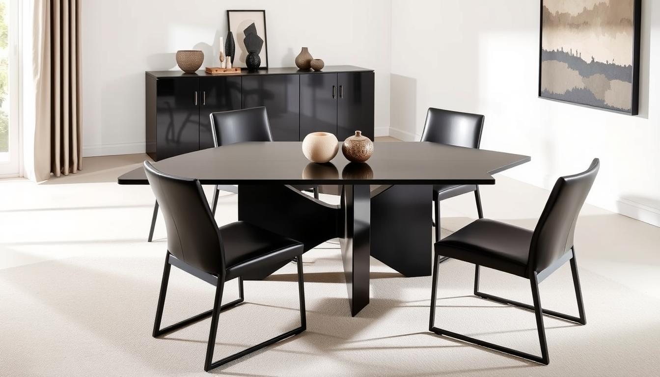 Elegant Black Dining Table for 6: Style Guide