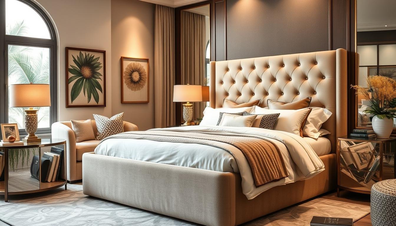 California King Upholstered Bed: How To Style Your Comfort