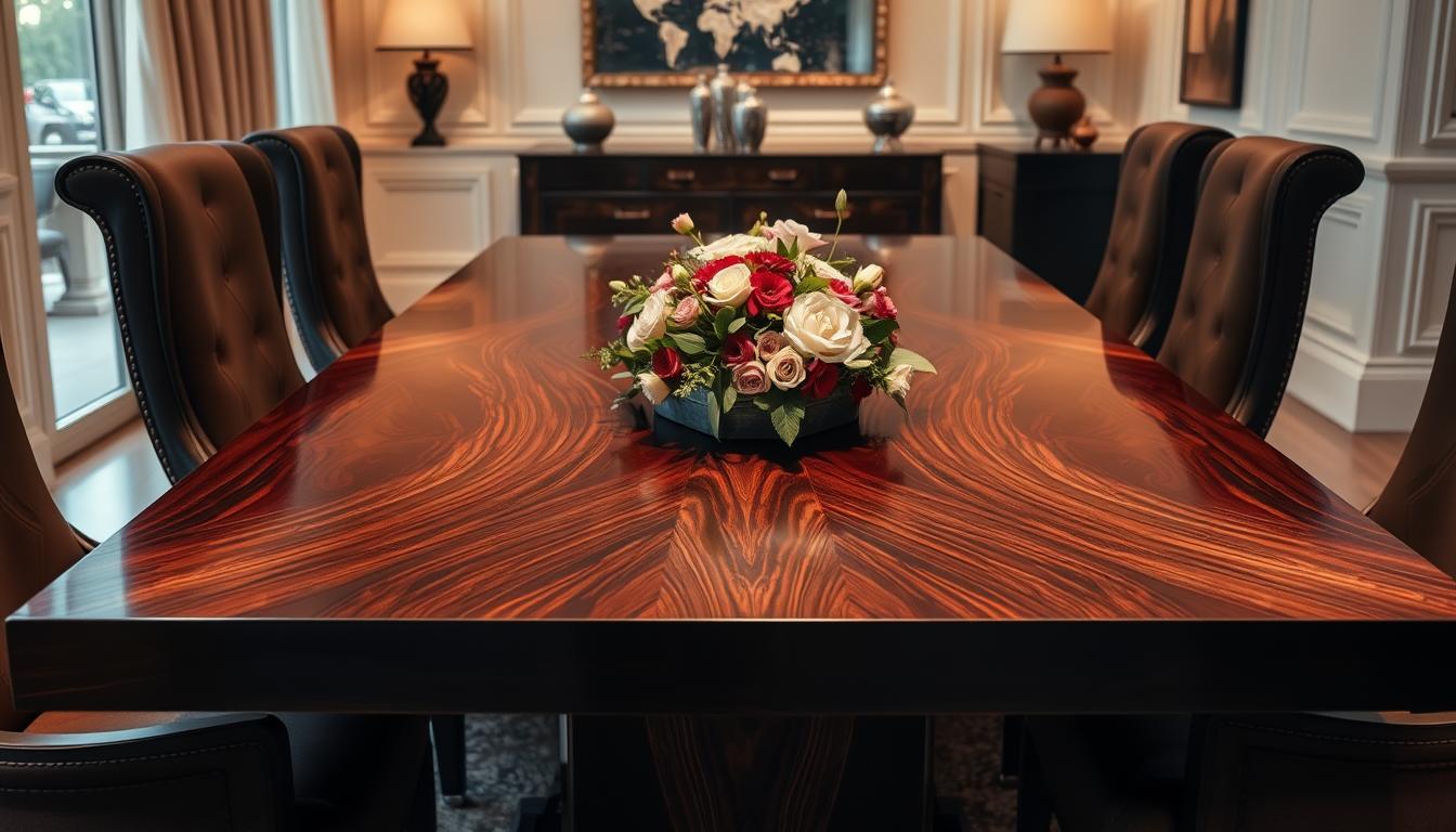Dark Brown Dining Table: Timeless Elegance