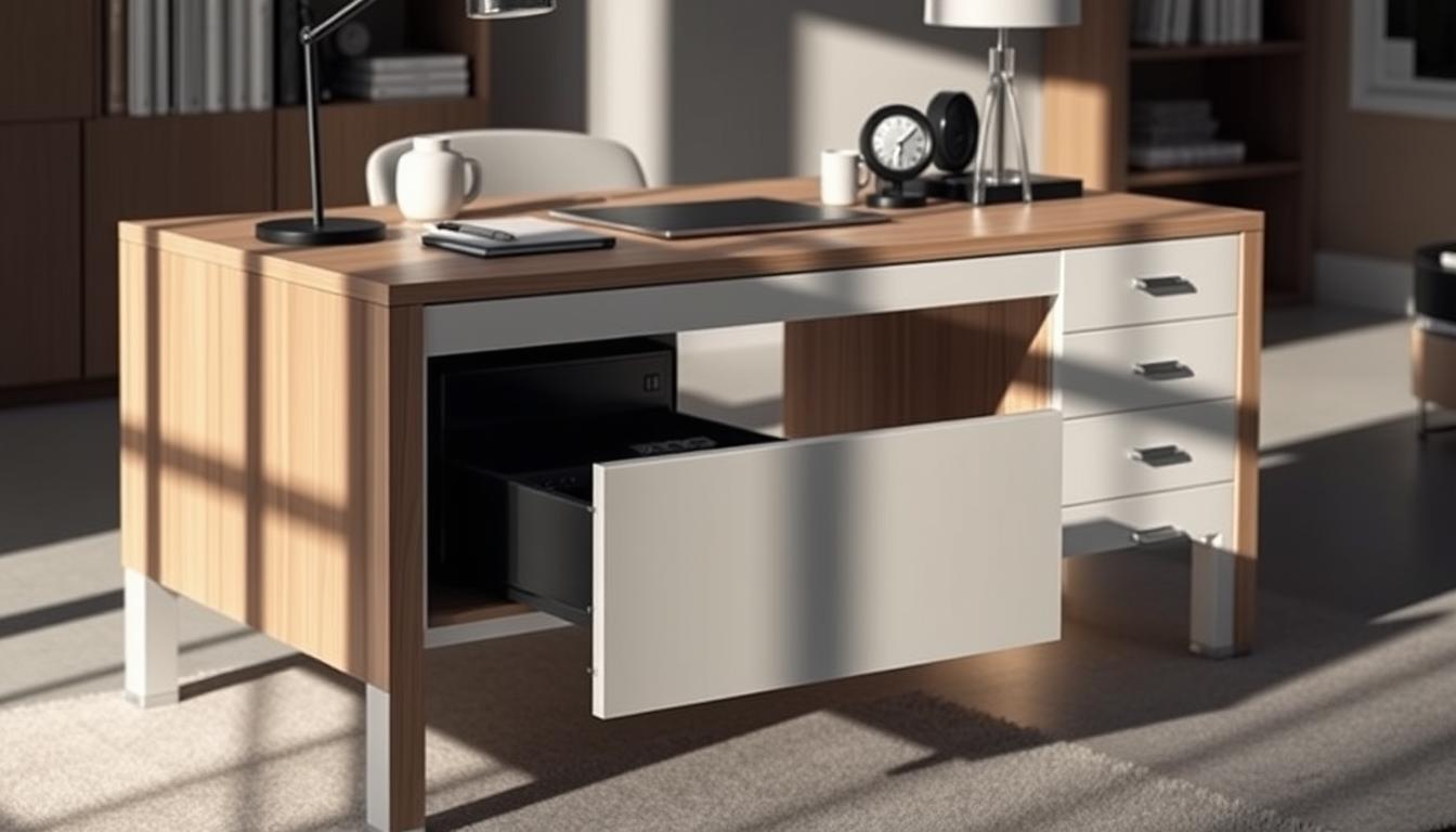 Office Desk with Secret Safe: How To Explore Hidden Gems