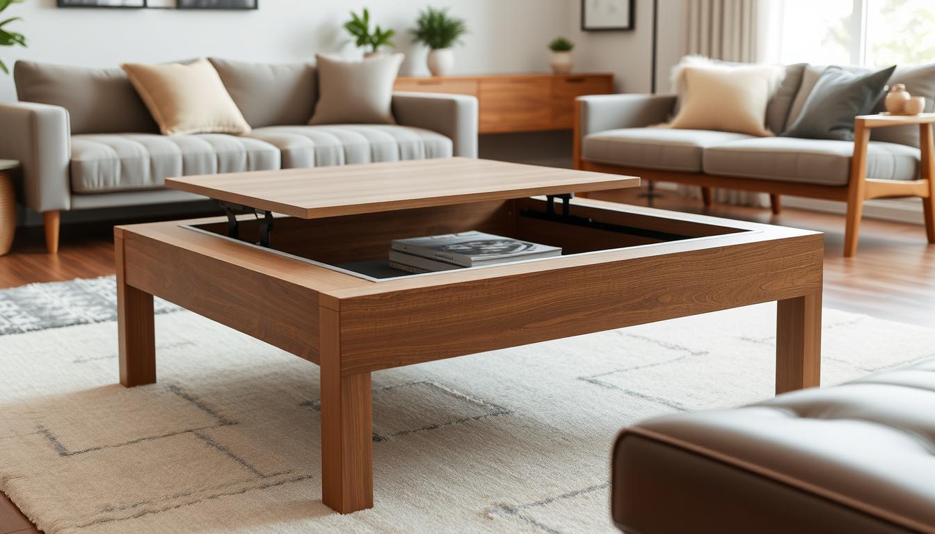 Square Lift Top Coffee Table: How To Design Smart Living Space