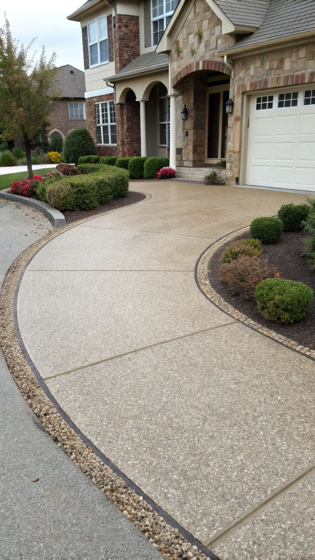 18 Half Circle Driveway Design to Boost Your Curb Appeal - GWS Masonry ...