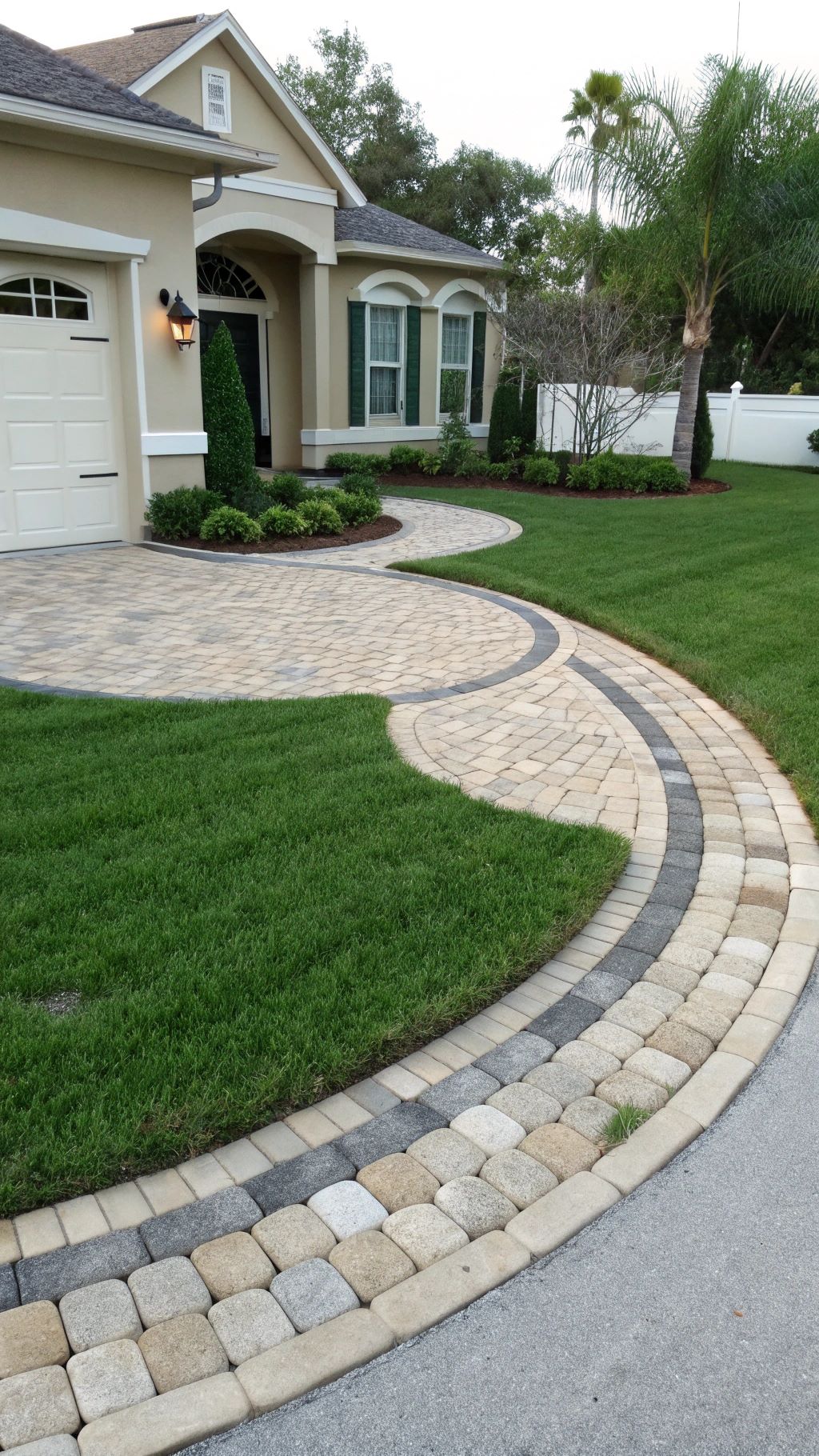 18 Half Circle Driveway Design to Boost Your Curb Appeal - GWS Masonry ...