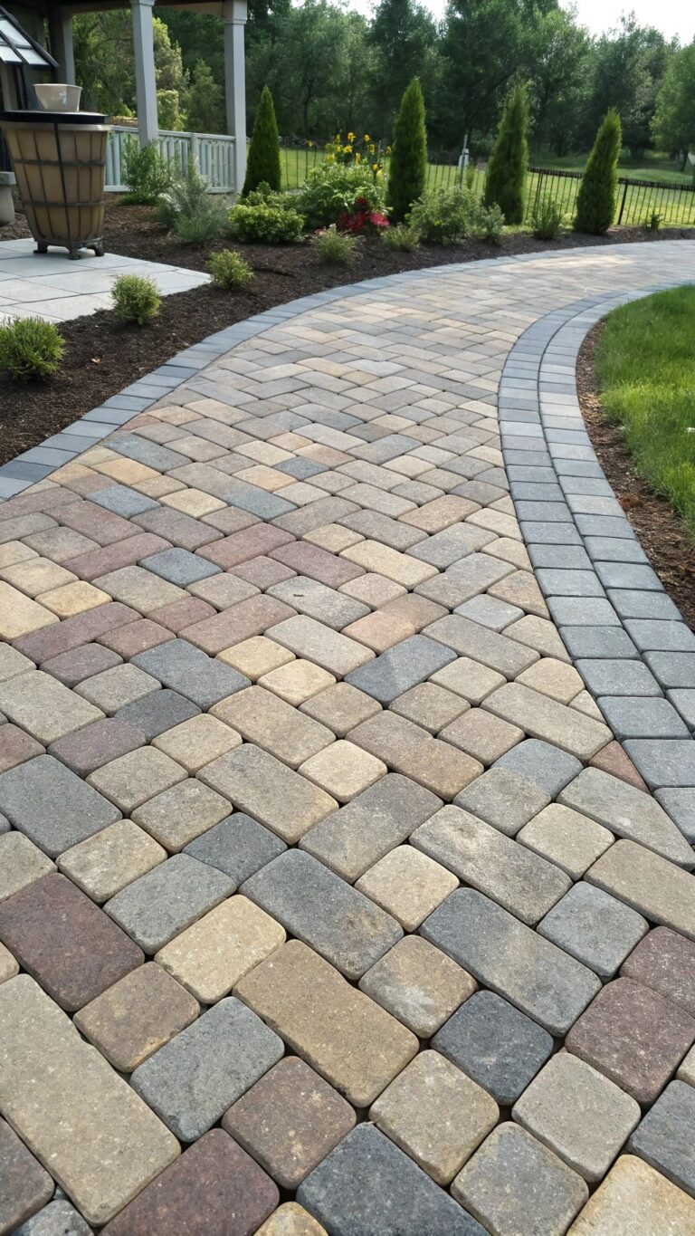 18 Half Circle Driveway Design to Boost Your Curb Appeal - GWS Masonry ...