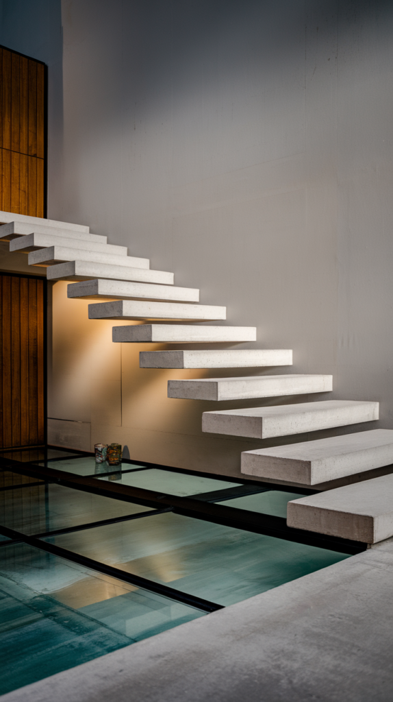 25 Stunning Concrete Front Stairs Ideas to Transform Your Home - GWS ...