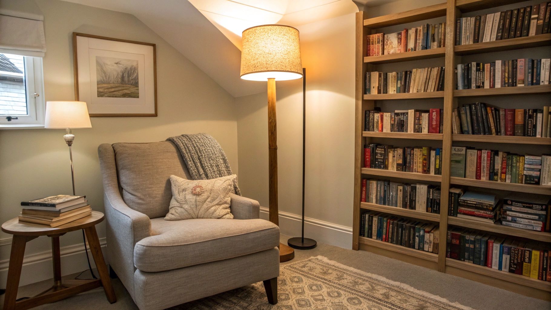 How to Transform a Bedroom Reading Area with Floor Lamps - GWS Masonry ...