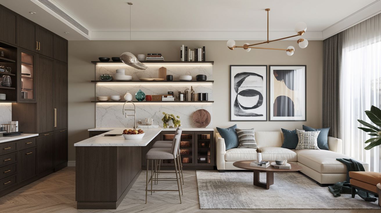 15 Small House Open Concept Kitchen and Living Room Ideas