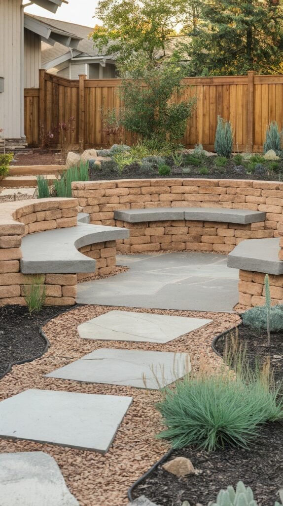 15 Creative Front Yard Landscaping Ideas With Rocks No Grass - GWS ...